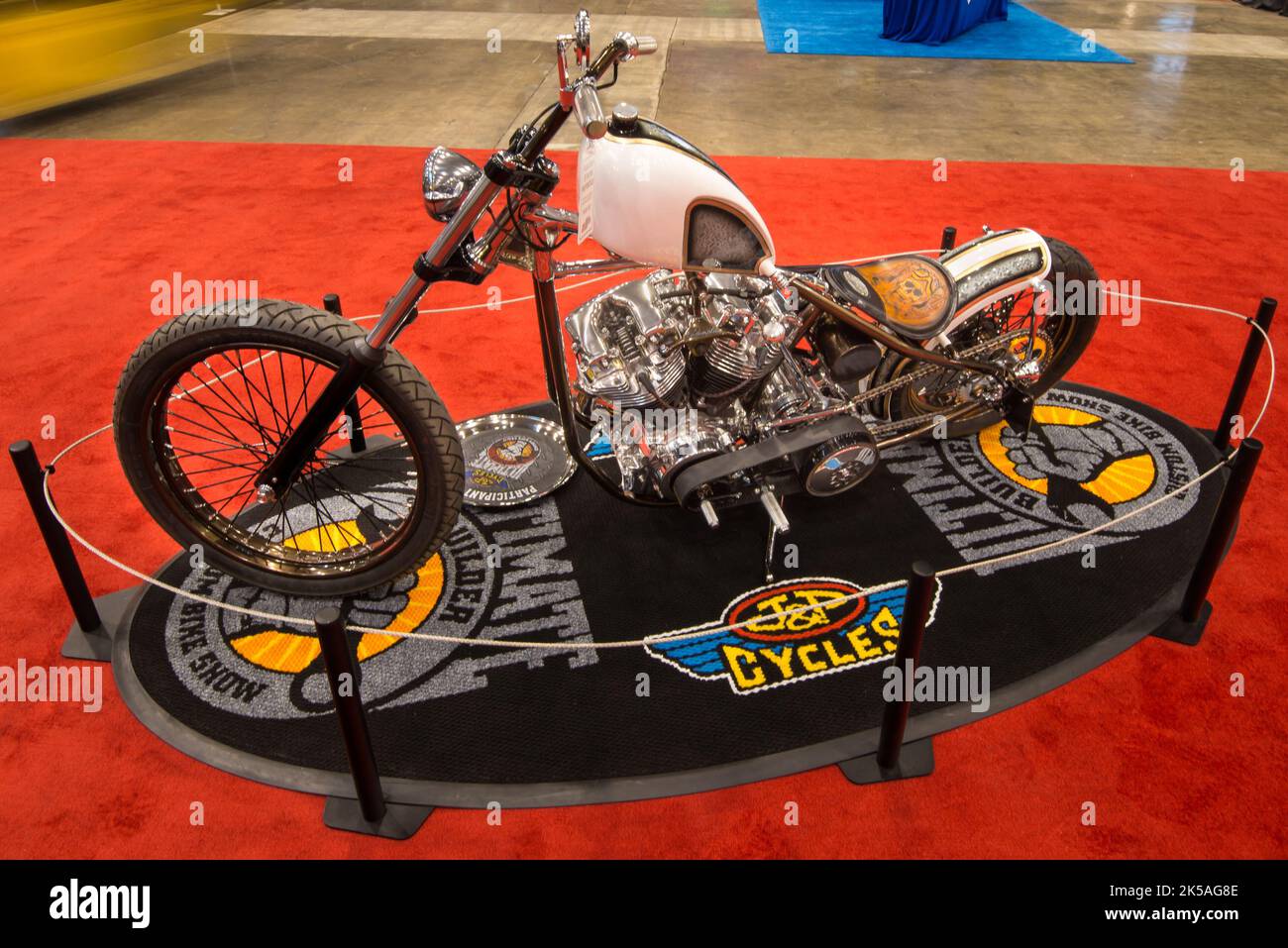 Cleveland, OH, Etats-Unis - 29 janvier 2016: Une moto Harley-Davidson ...