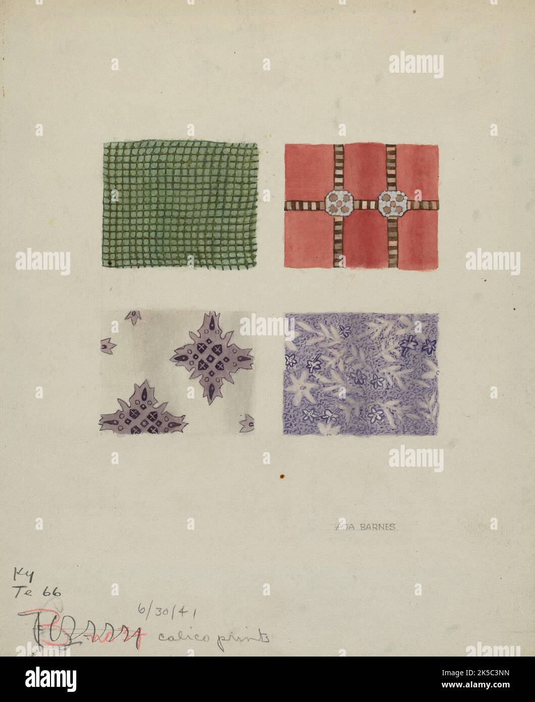 Calicot imprimé Banque de photographies et d’images à haute résolution ...