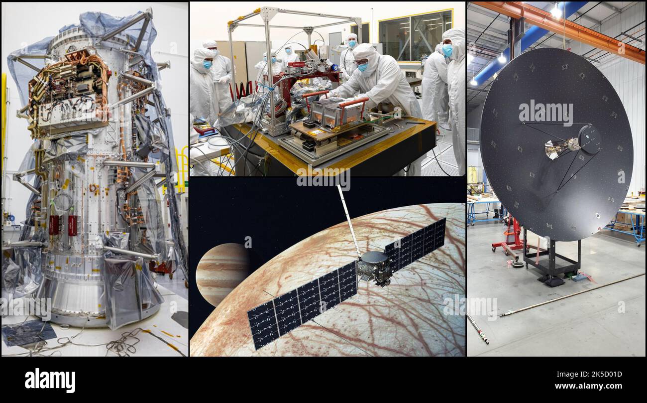 Les instruments scientifiques et autres matériels pour l'engin spatial ...