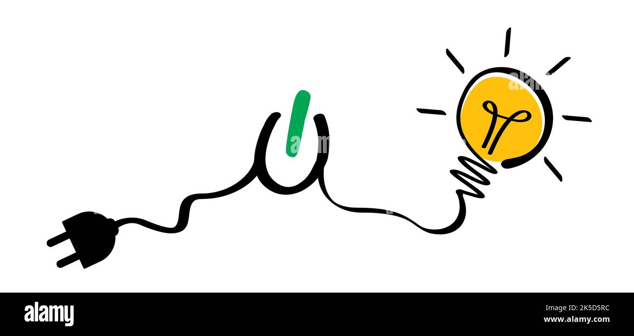 Idées de lumière brillante. Symbole ou symbole d'ampoule à feu de ...