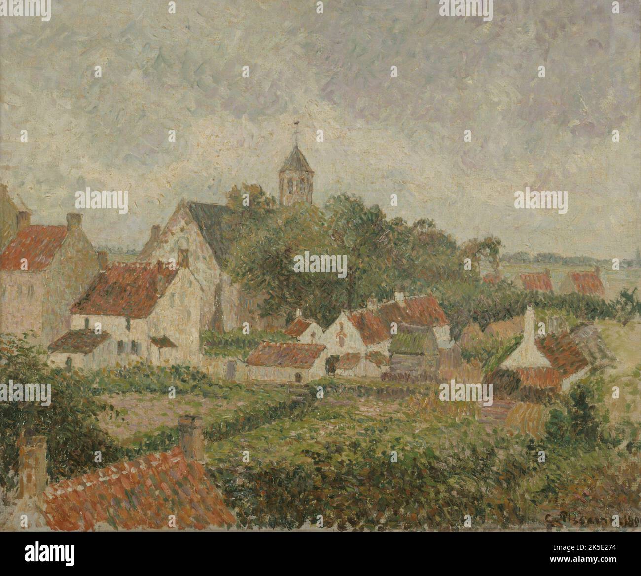 Le village de Knocke, 1894. Le village de Knocke (en Belgique Photo ...