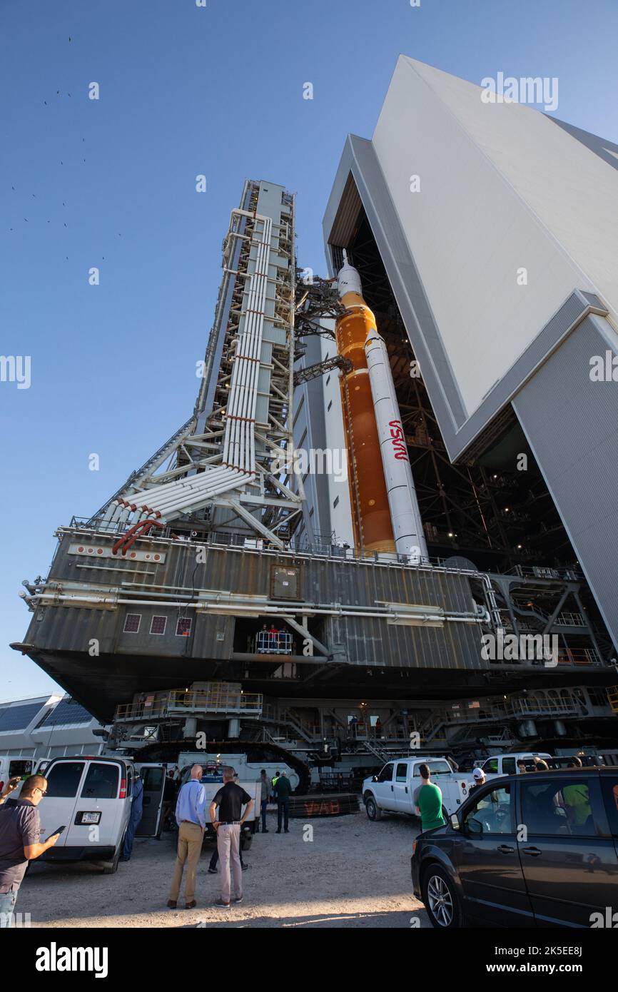 La fusée SLS (Space Launch System) de la NASA, avec la capsule Orion en ...