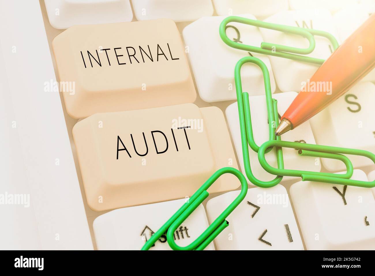 Affiche indiquant l'audit interne. Business IDEA évalue l'assurance ...