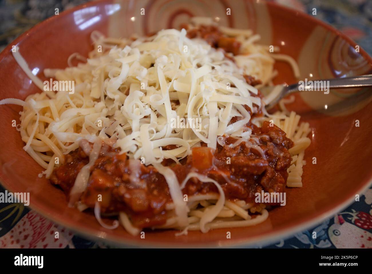 Spaghetti bolognese fork Banque de photographies et d’images à haute ...