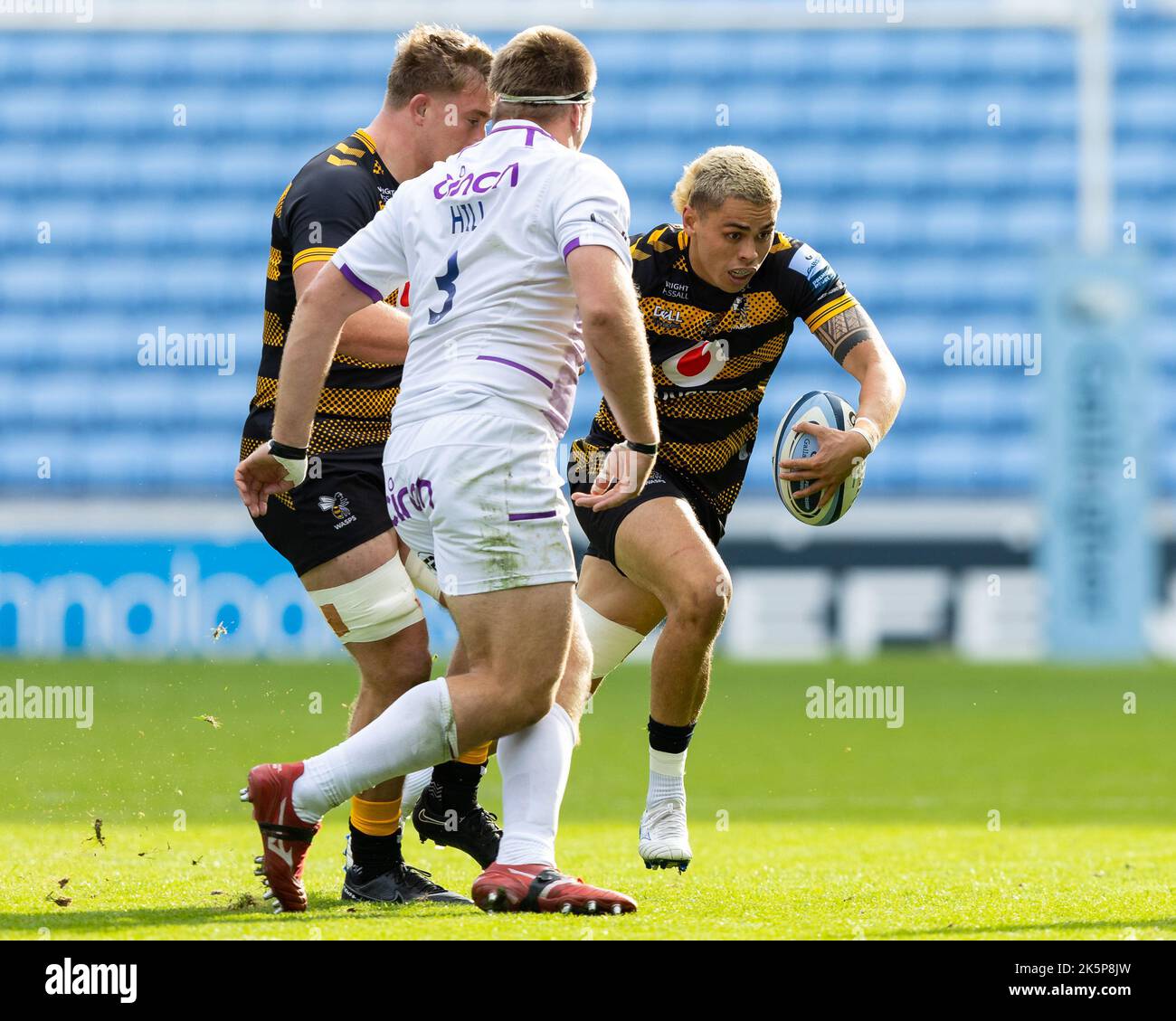 Jacob Umaga de Wasps Rugby pendant le match de Premiership Gallagher ...