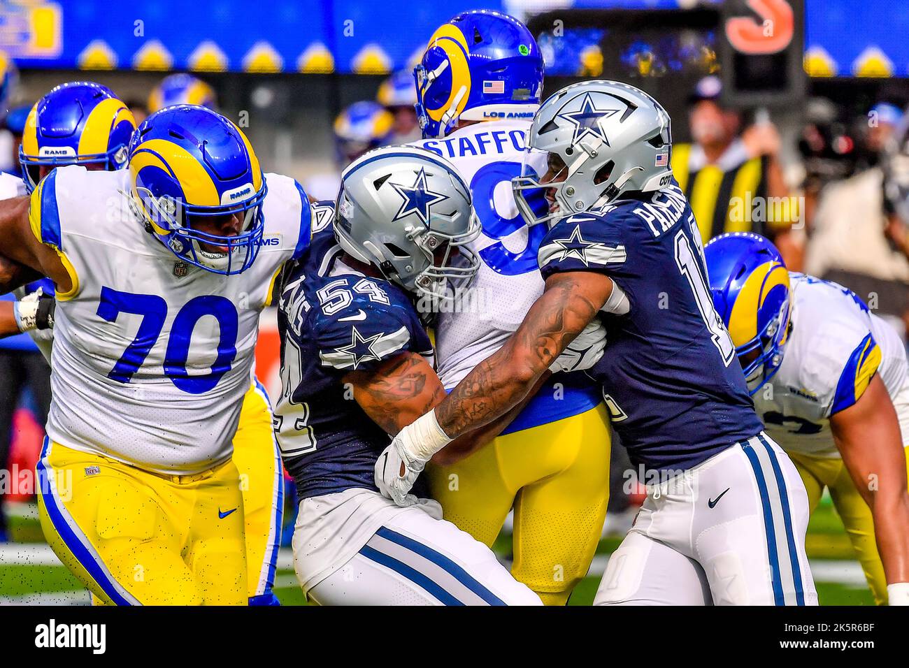 Inglewood, Californie. 9th octobre 2022. Los Angeles Rams Quarterback ...