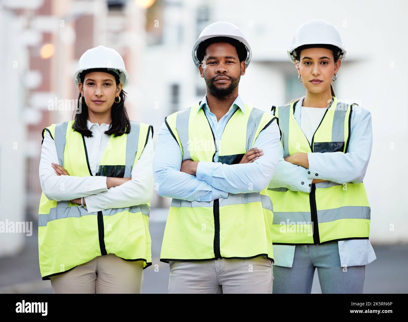 Construction, vision et collaboration de l'équipe de construction, fiers et unis dans le pouvoir ...