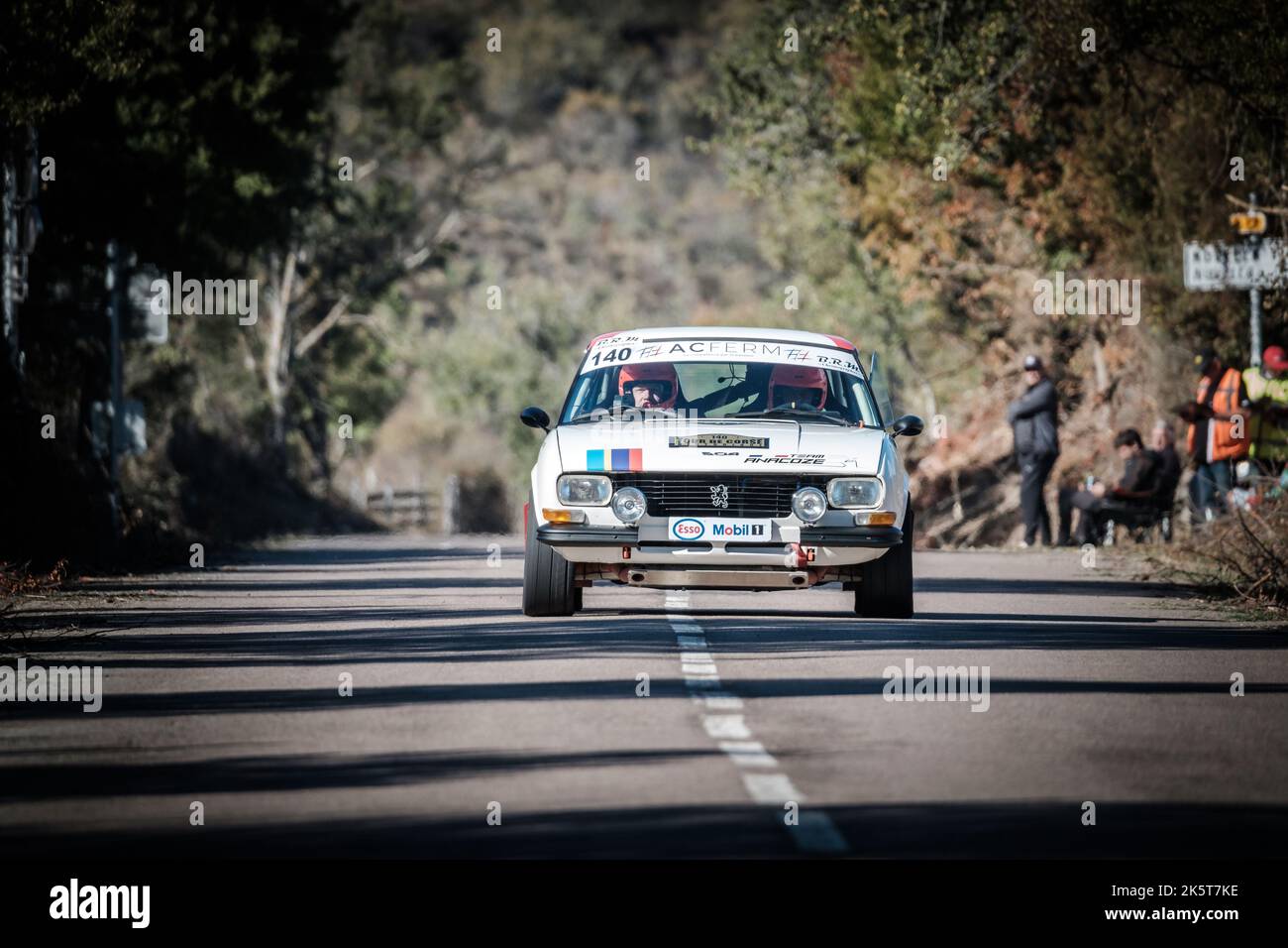 Novella, Corse, France - 7th octobre 2022 : Alain Curty et Cyril ...