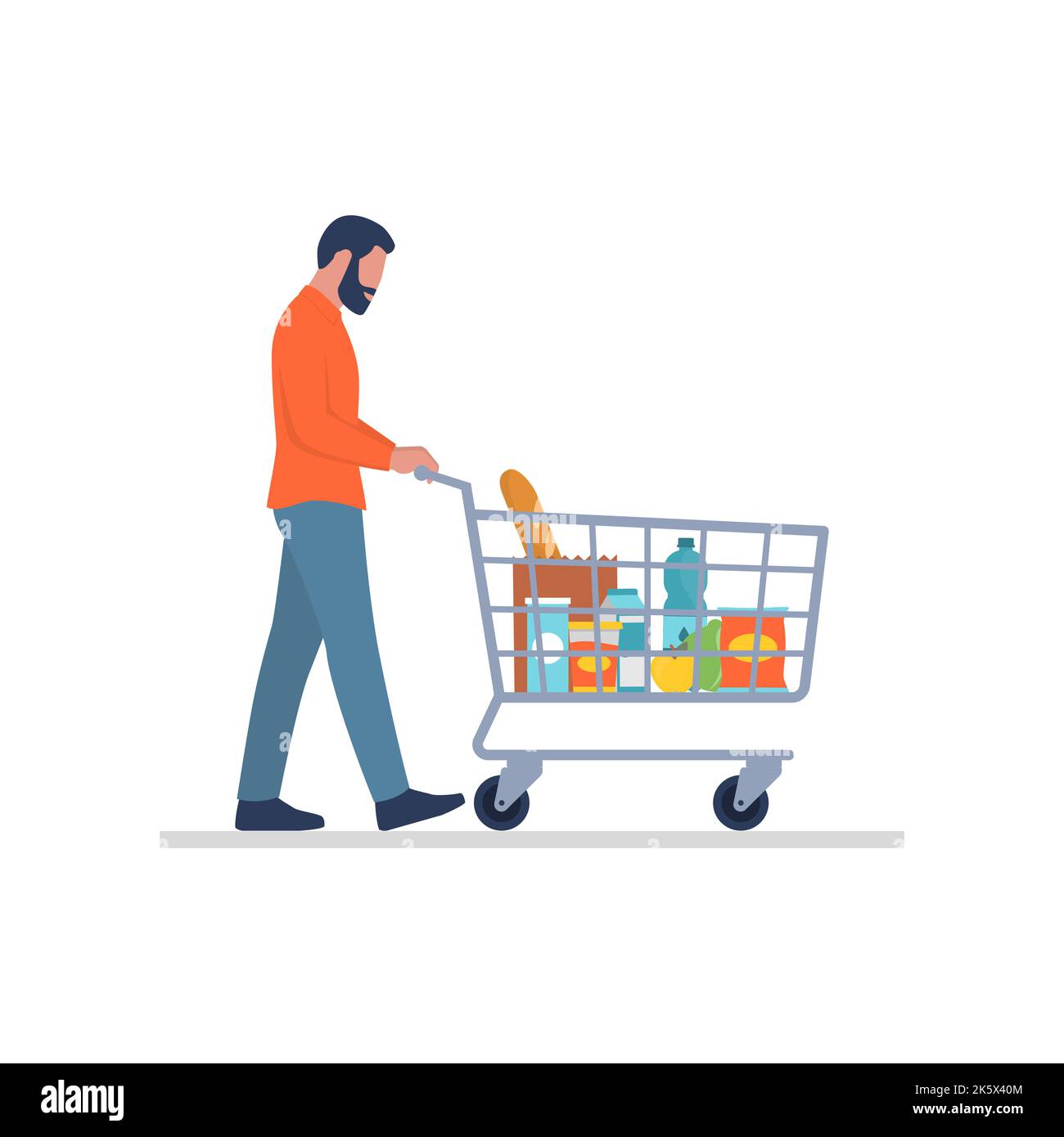 épicerie de détail Banque d'images détourées - Alamy