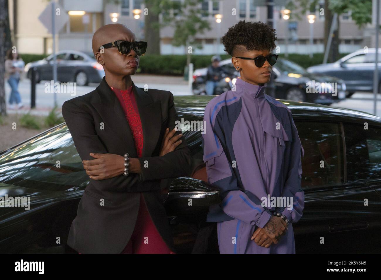 BLACK PANTHER: WAKANDA FOREVER, (alias BLACK PANTHER II), de gauche à ...