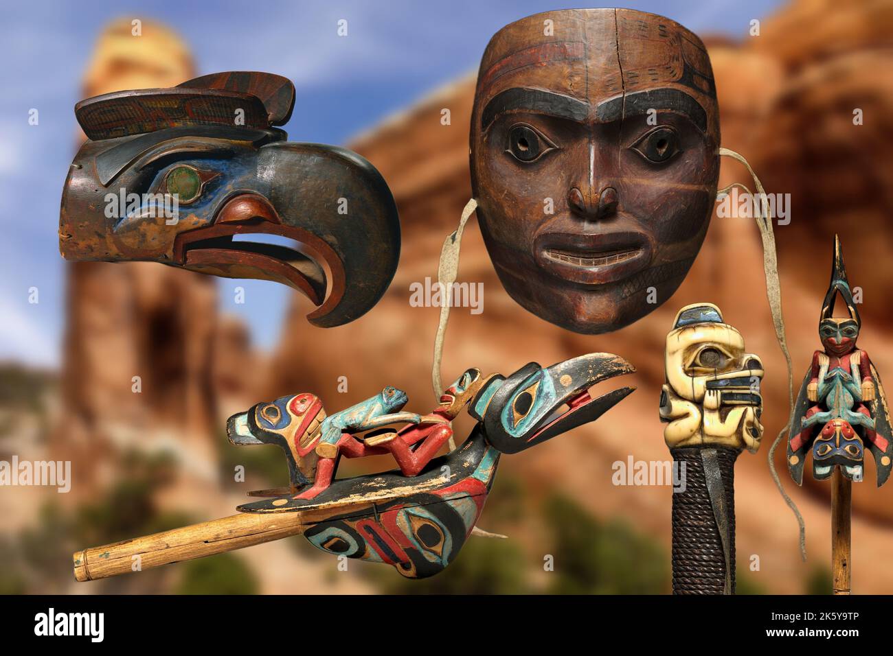 Tambour de cérémonie autochtone Banque de photographies et d’images à ...