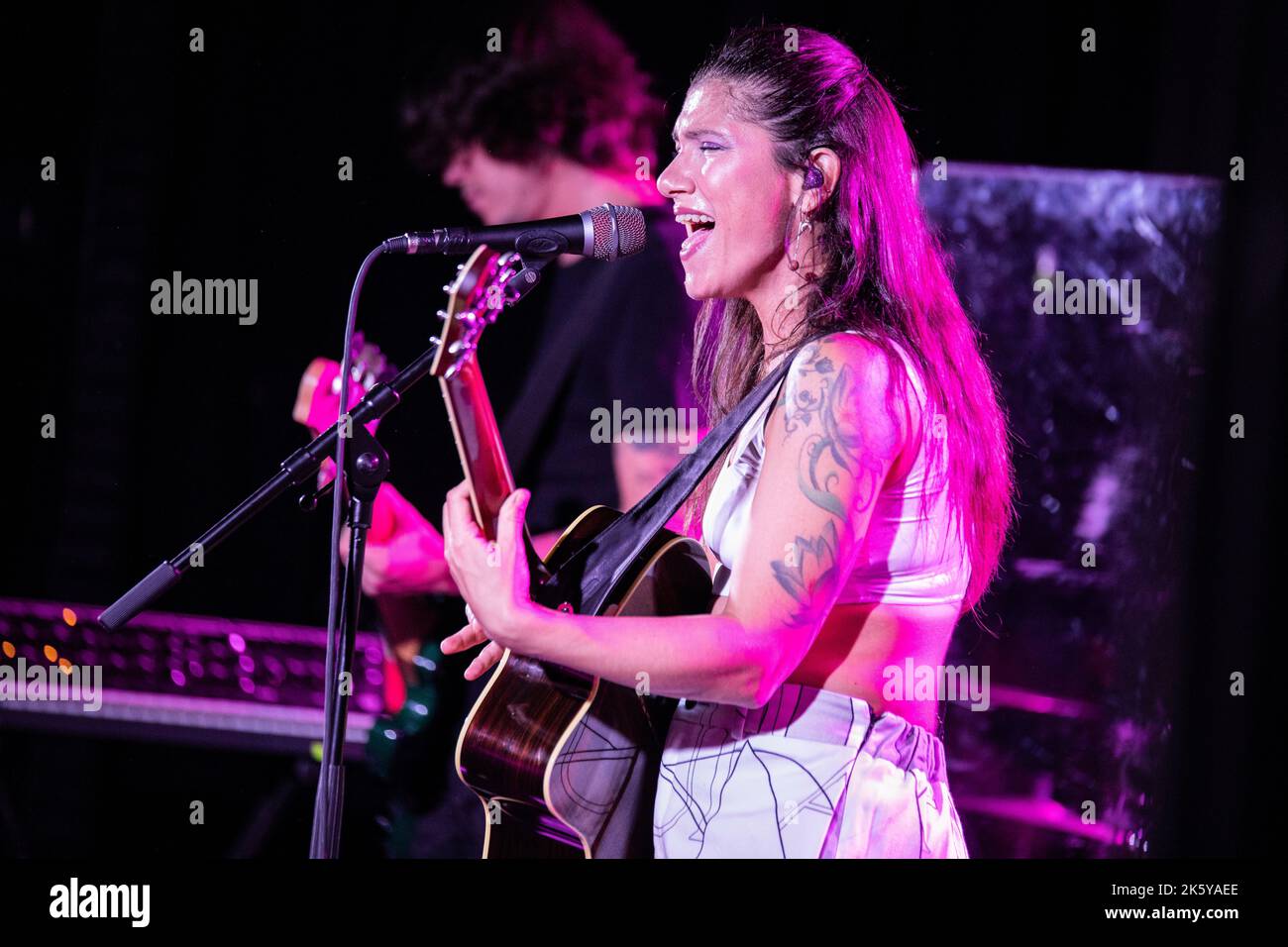 Barcelone, Espagne. 2022.10.10. ELISA Toffoli chanteur italien se ...