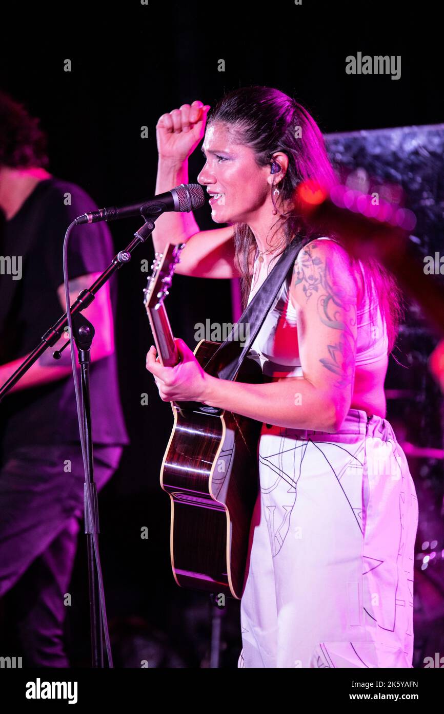 Barcelone, Espagne. 2022.10.10. ELISA Toffoli chanteur italien se ...