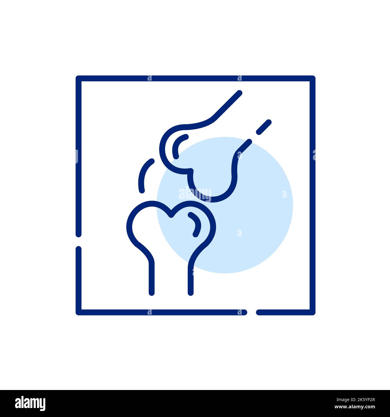 Radiographie osseuse de l'articulation du genou. Imagerie médicale ...