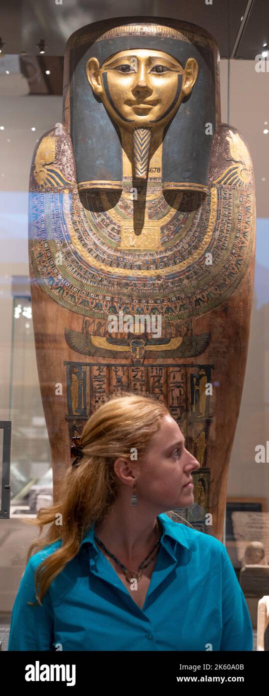 British Museum, Londres, Royaume-Uni. 11 octobre 2022. Hiéroglyphes ...