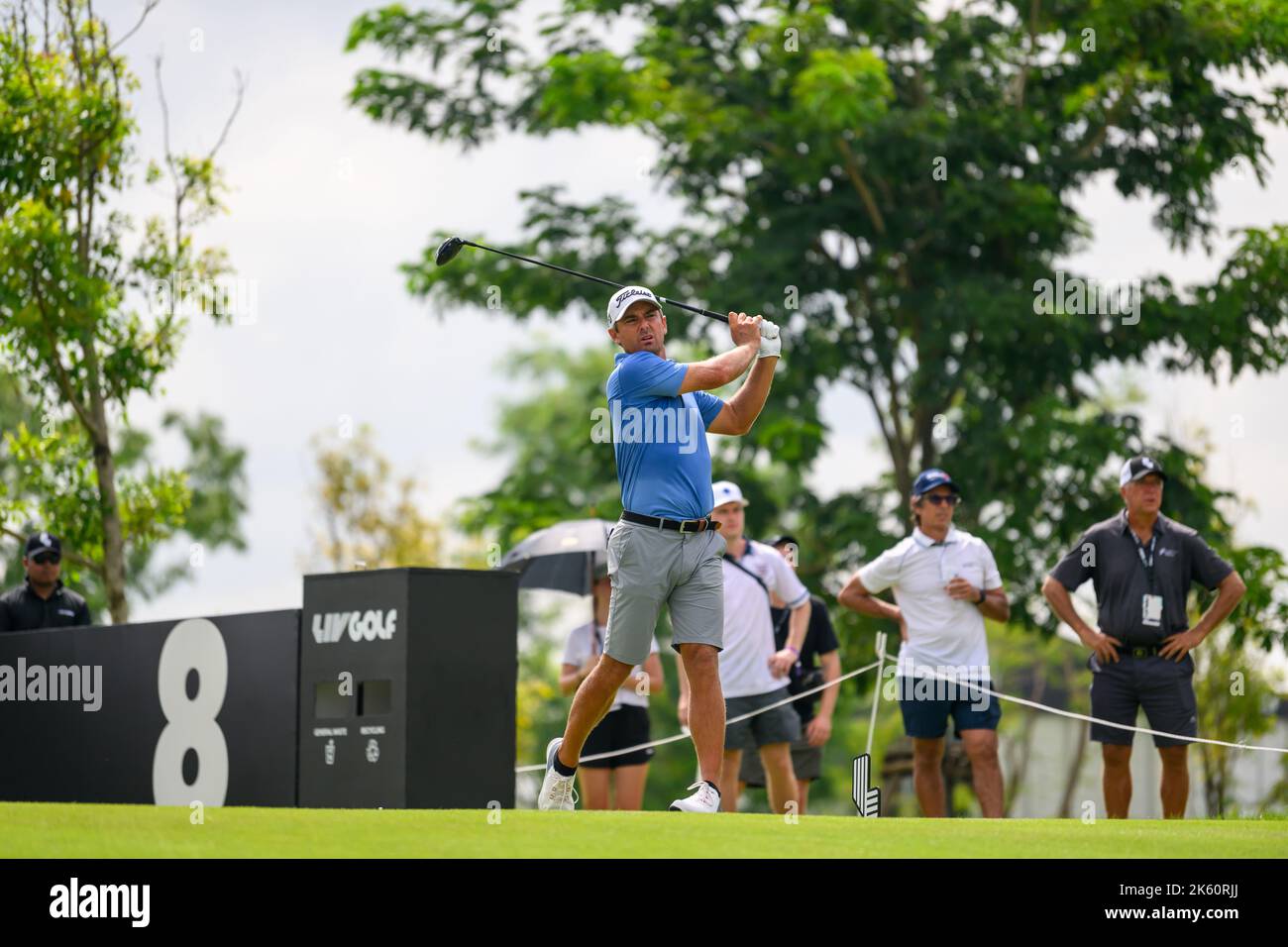 Charles Howell III des États-Unis a débarque à 8 heures lors de la ...