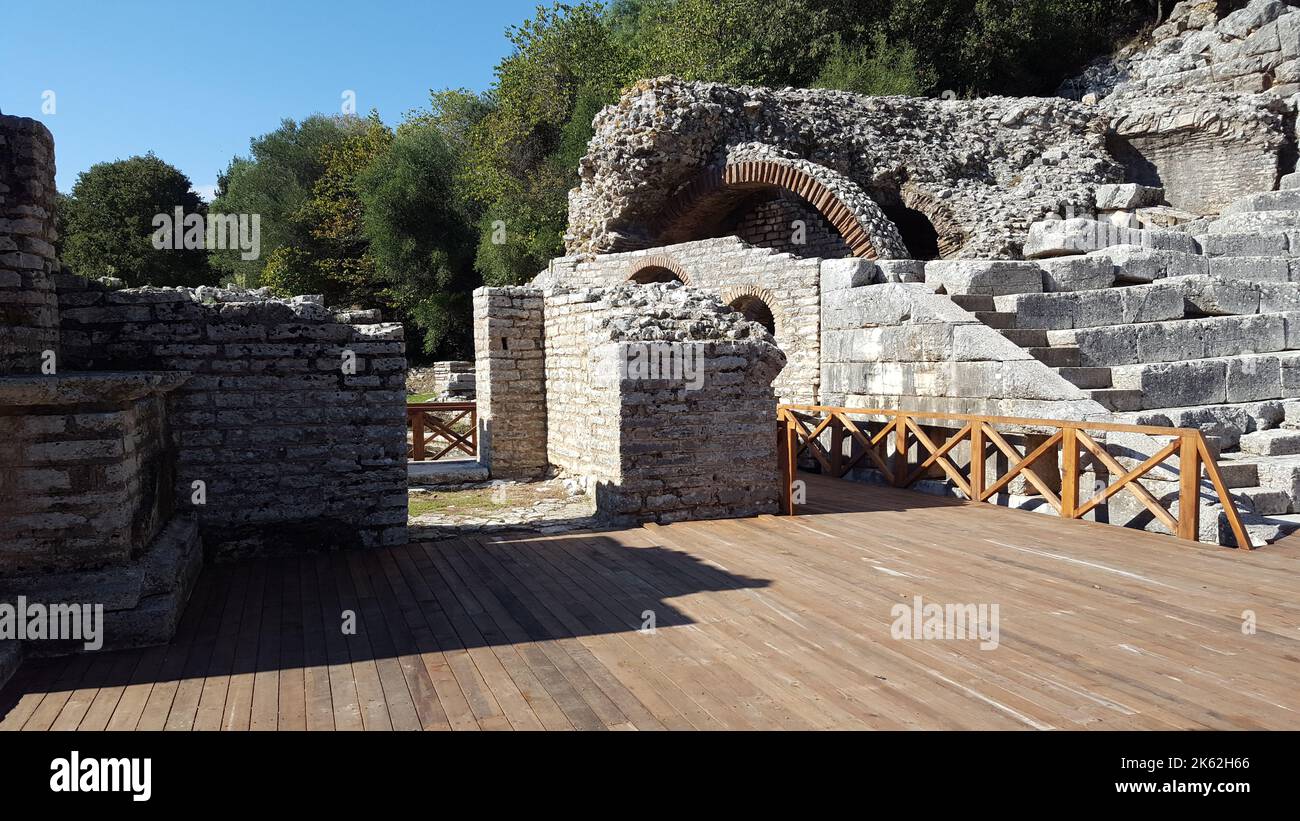 Le parc national de Butrint est une zone naturelle protégée, qui ...