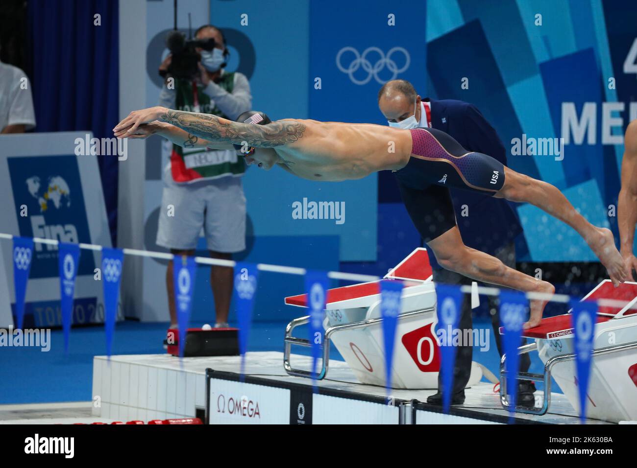 1st AOÛT 2021 - TOKYO, JAPON: Caeleb DRESSEL des États-Unis nage le ...
