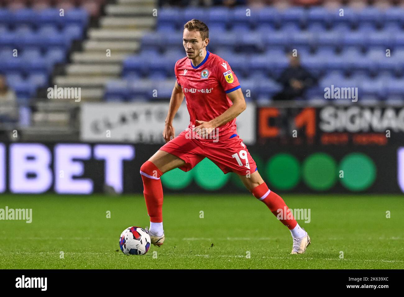 Ryan Hedges #19 de Blackburn Rovers en action pendant le match du ...