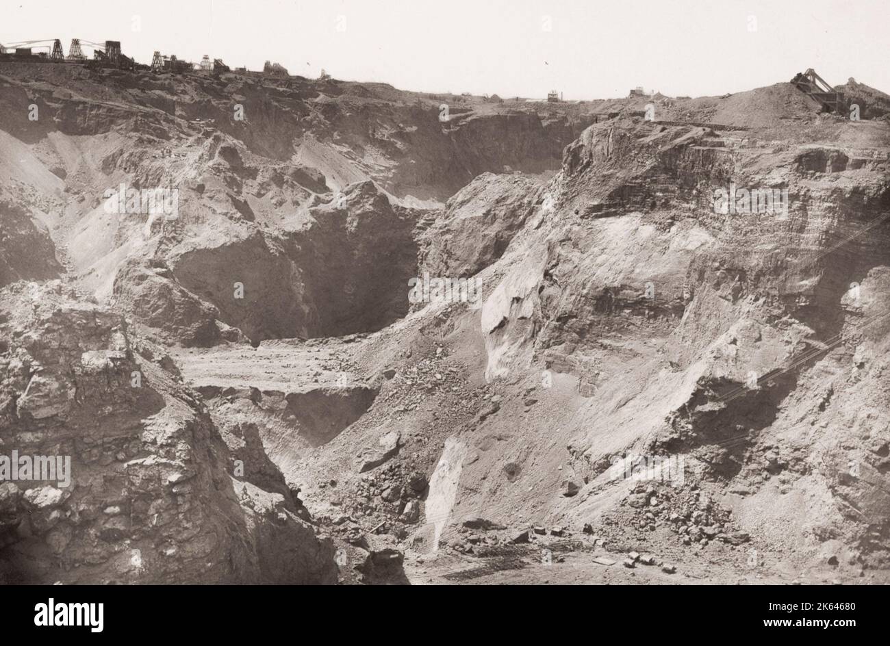 Mine de diamants des années 1900 Banque de photographies et d’images à ...