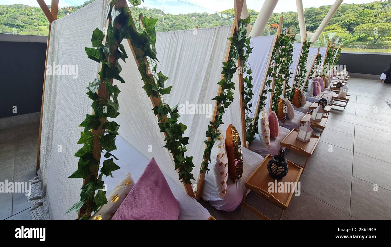Tipi avec des fleurs Banque de photographies et d’images à haute ...