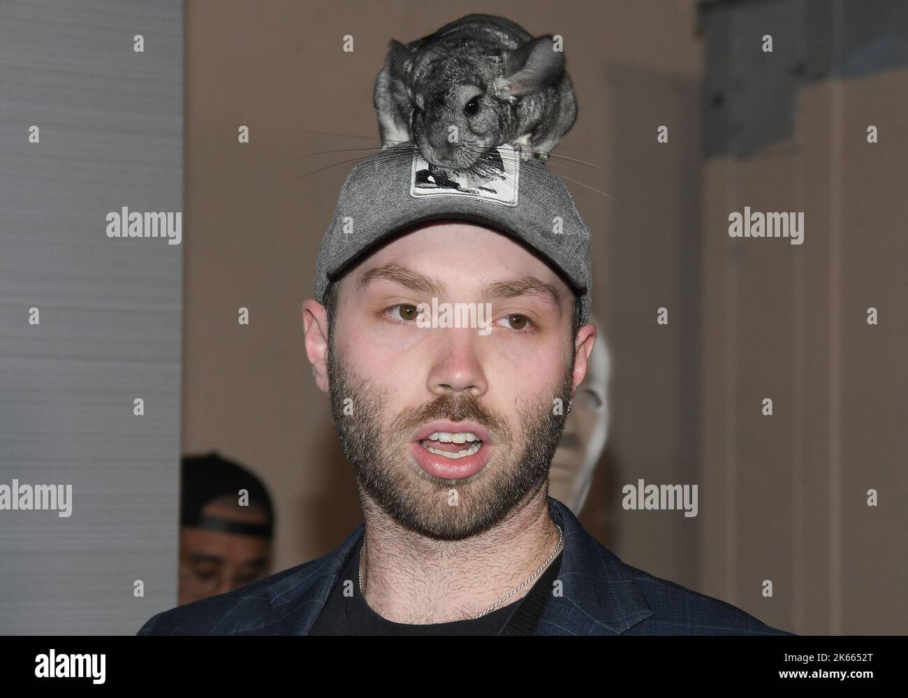 Nathan Kessel arrive à la première PÉRIPHÉRIQUE de la vidéo de prime ...