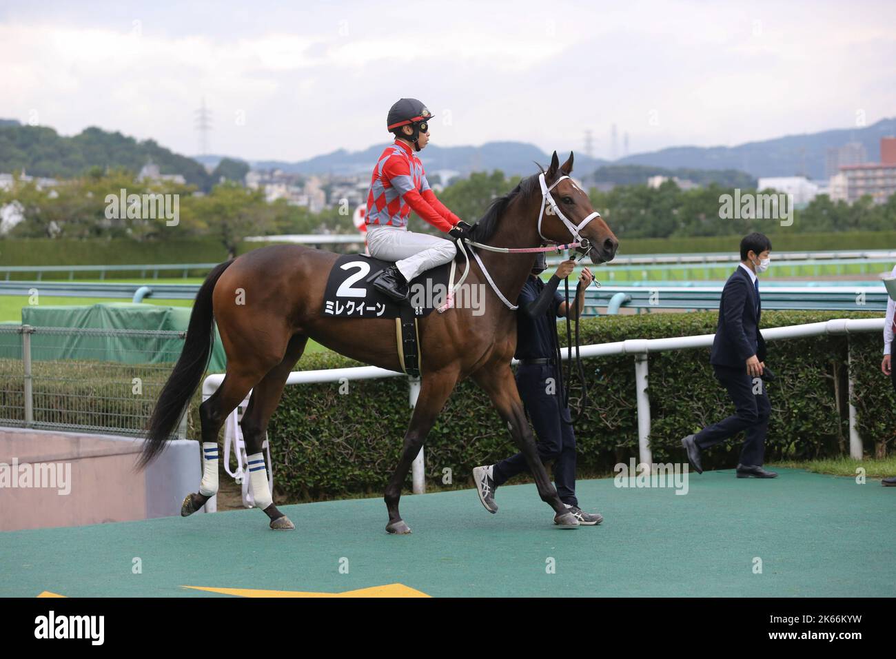 Hyogo, Japon. 10th octobre 2022. Mirae Queen et Kenichi Ikezoe pendant ...