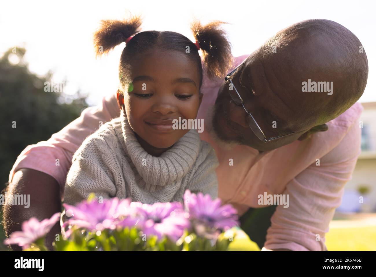 African American Father Daughter Banque De Photographies Et Dimages à