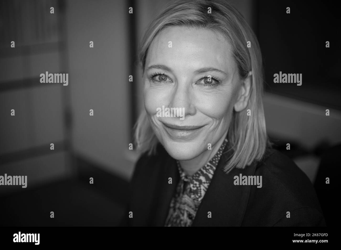 Actrice cate blanchett Banque d'images noir et blanc - Alamy