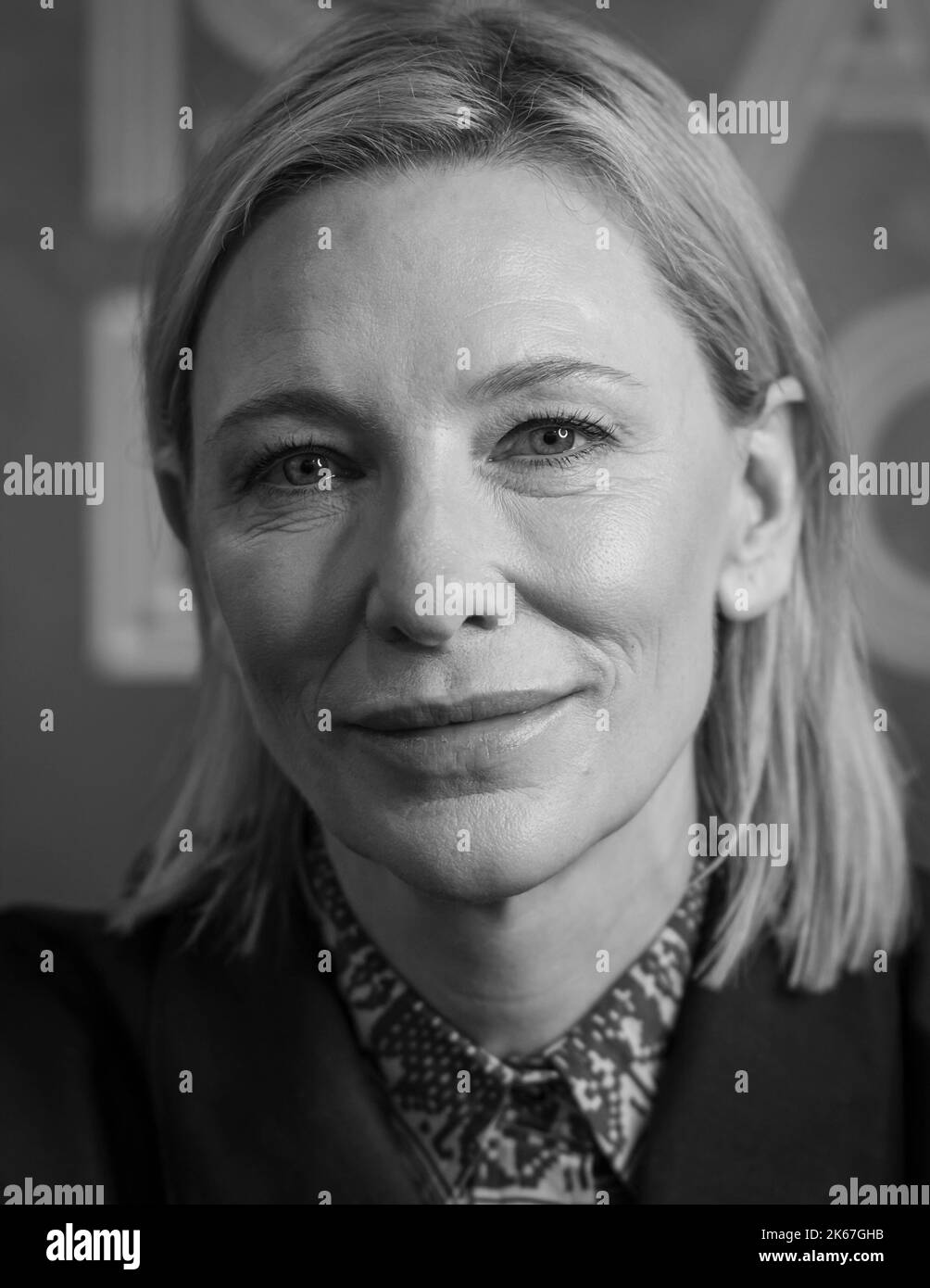 Actrice cate blanchett Banque d'images noir et blanc - Alamy