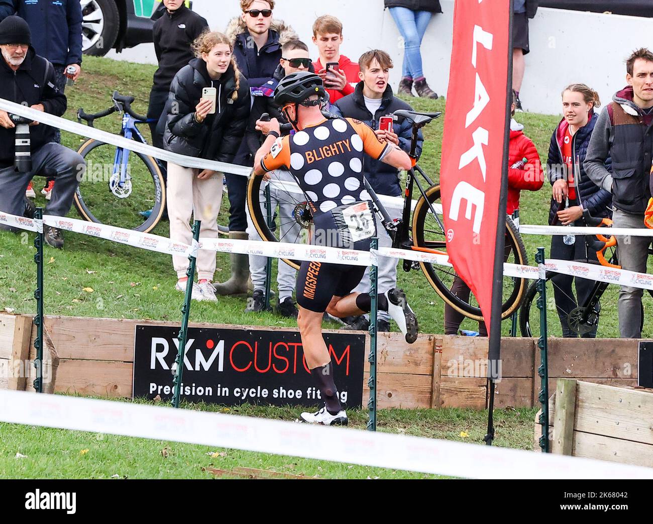 09.10.2022 Derby, Angleterre. Cyclocross. Nick Blight (Morvelo Magspeed ...