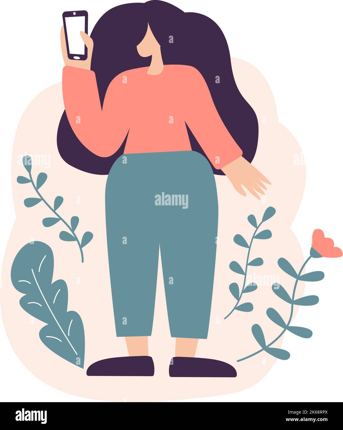 Cartoon girl talking Banque de photographies et d’images à haute ...