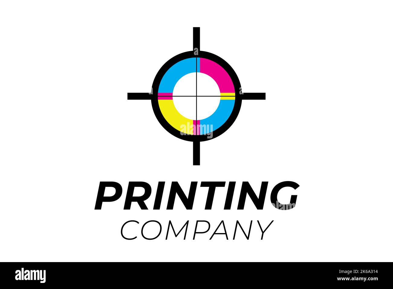 Cmyk digital offset printing graphic Banque d'images vectorielles - Alamy