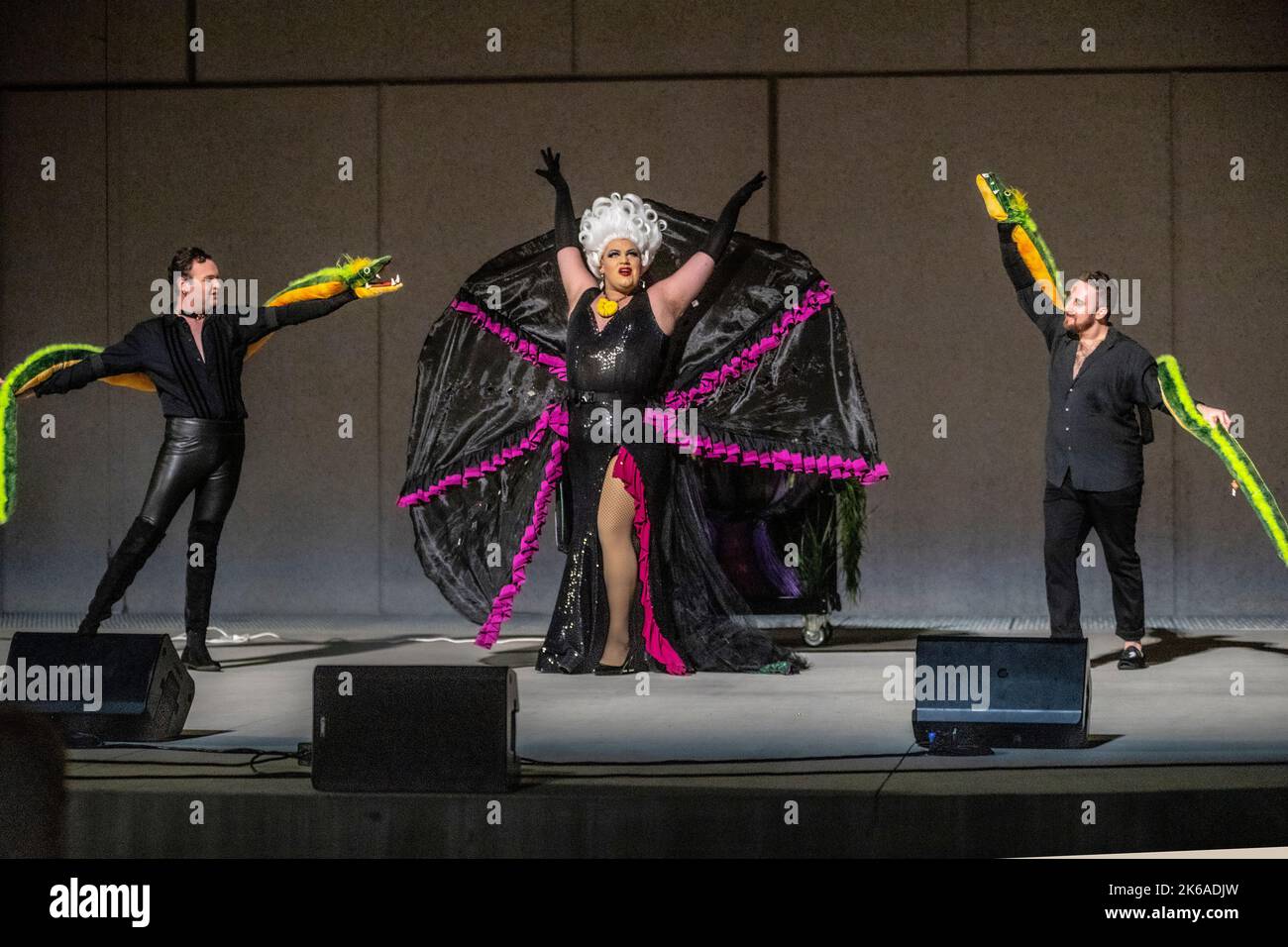 Des artistes de Transvestite et de droite dans un spectacle de drag ...