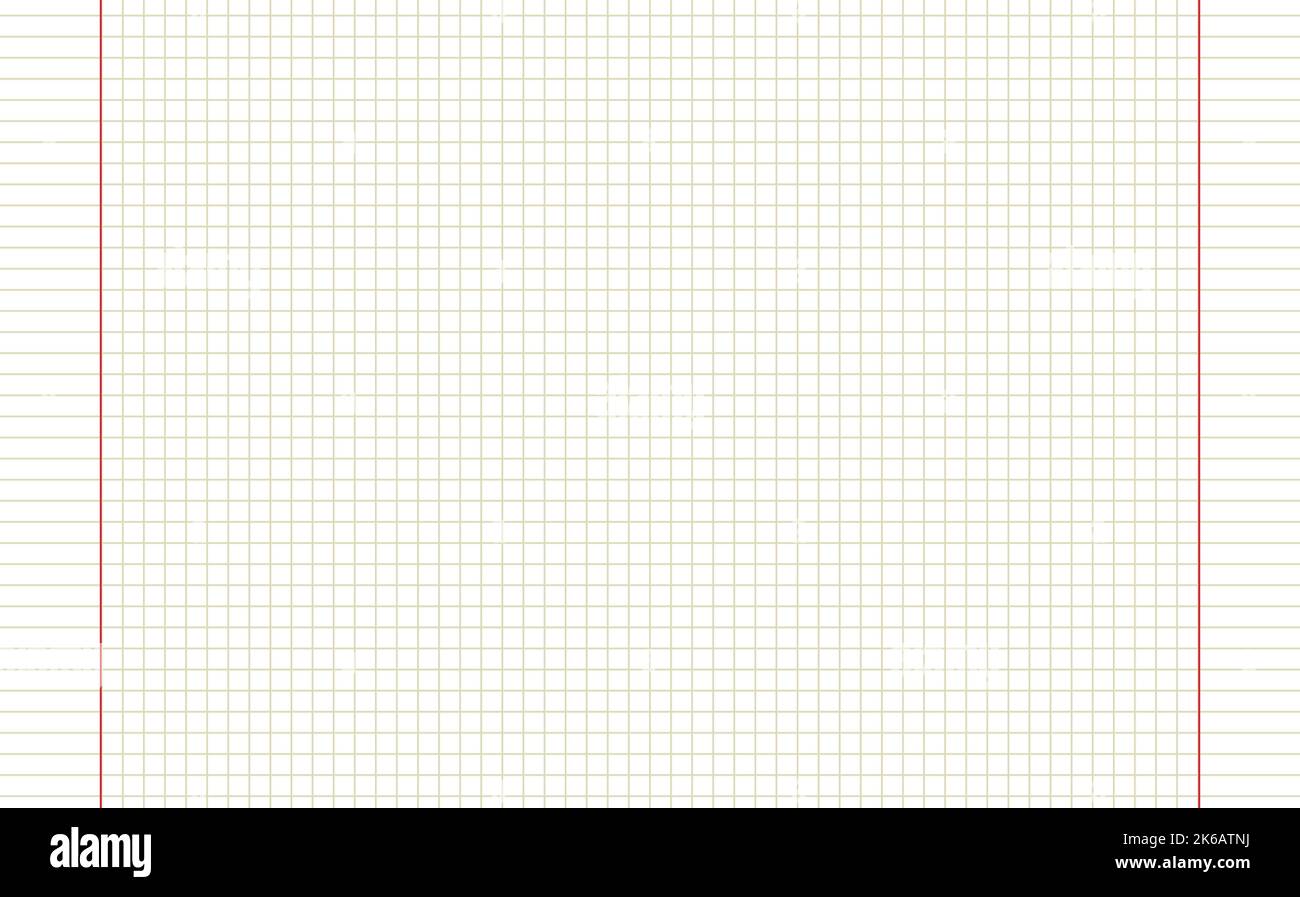 Papier millimétré. Papier quadrillé imprimable avec lignes horizontales ...