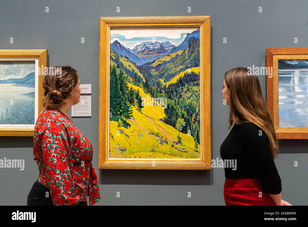 Londres, Royaume-Uni. 13 octobre 2022 . Ferdinand Hodler, la vallée de ...