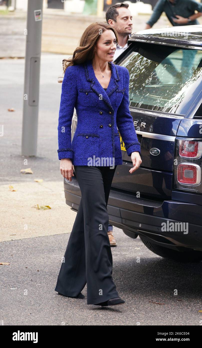 La Princesse de Galles se rend à la Copper Box Arena du parc olympique ...