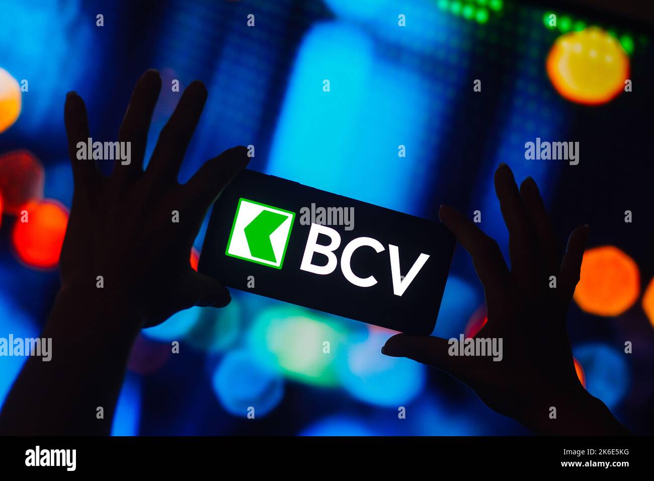 Dans cette illustration, le logo de la Banque Cantonale Vaudoise (BCV ...