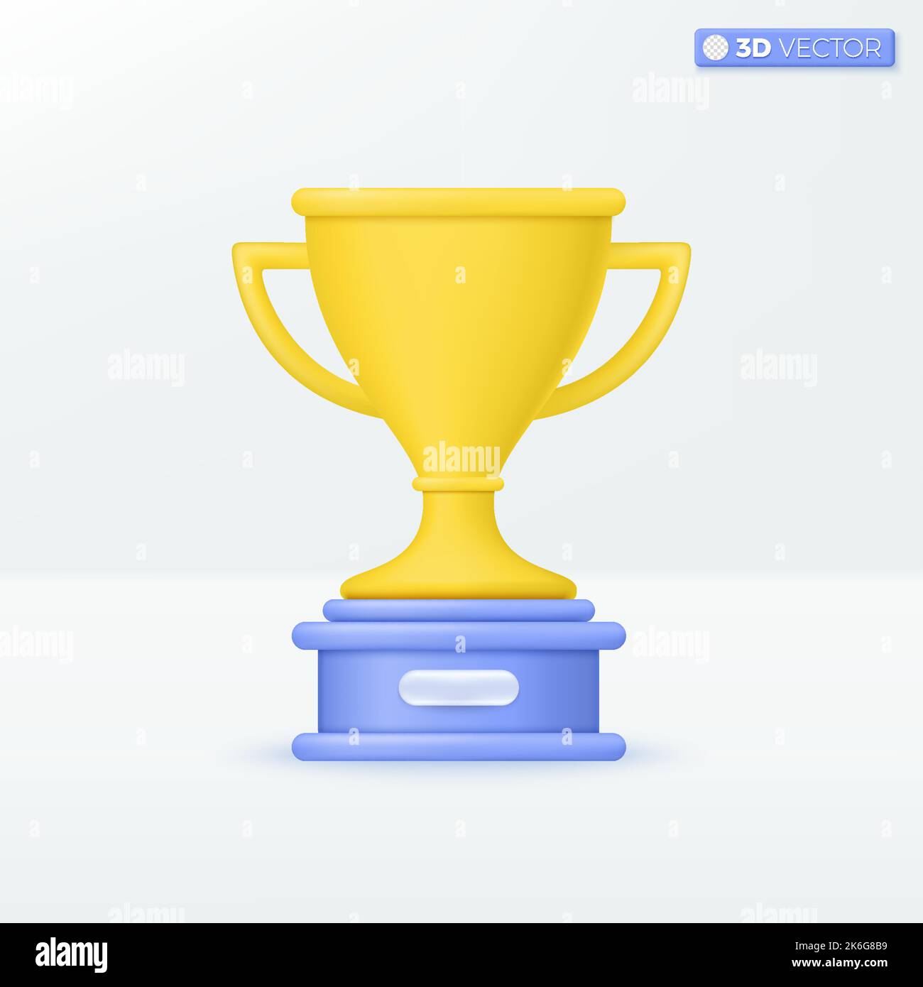 Symboles représentant une tasse Trophée d'or. cérémonie de récompense ...