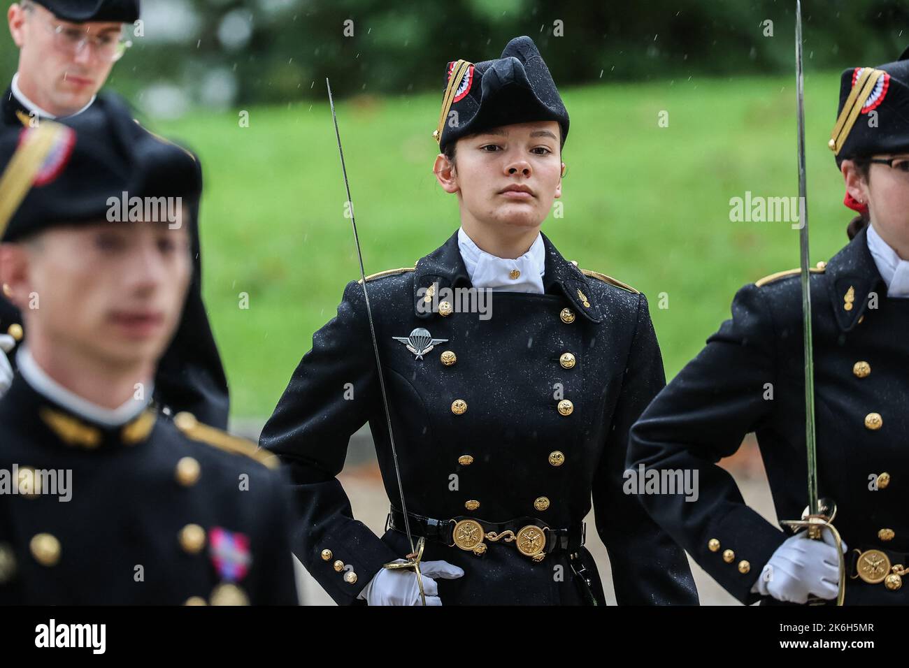 Palaiseau, France. 14 octobre 2022, visite de Sébastien Lecornu, ministre des forces armées à l ...