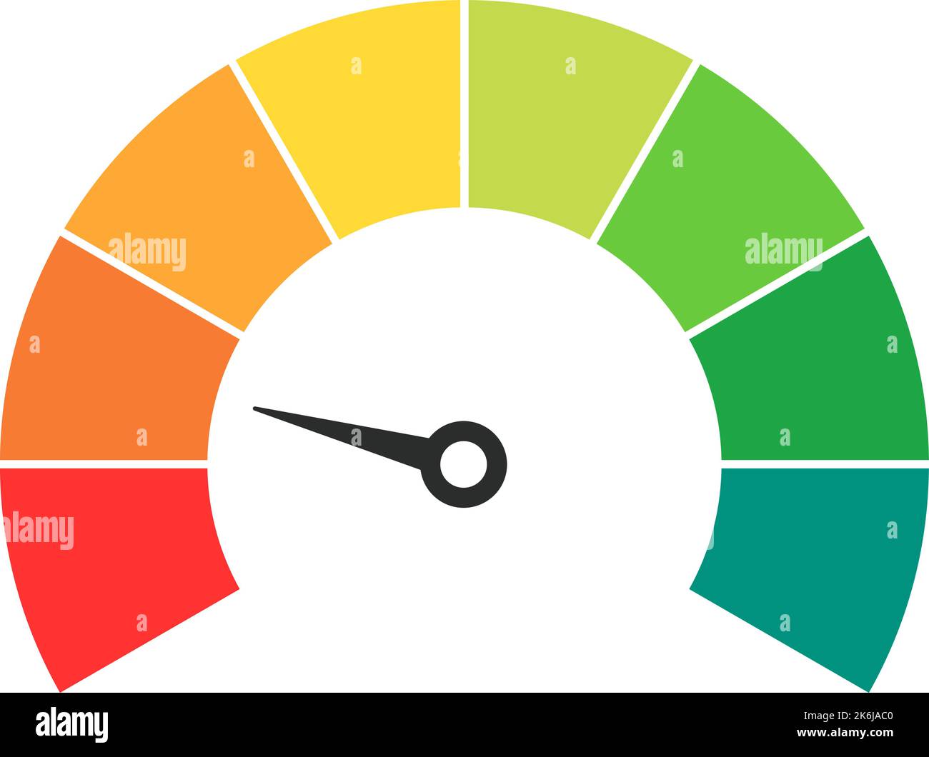 Compteur de vitesse Vector avec flèche pour tableau de bord avec ...