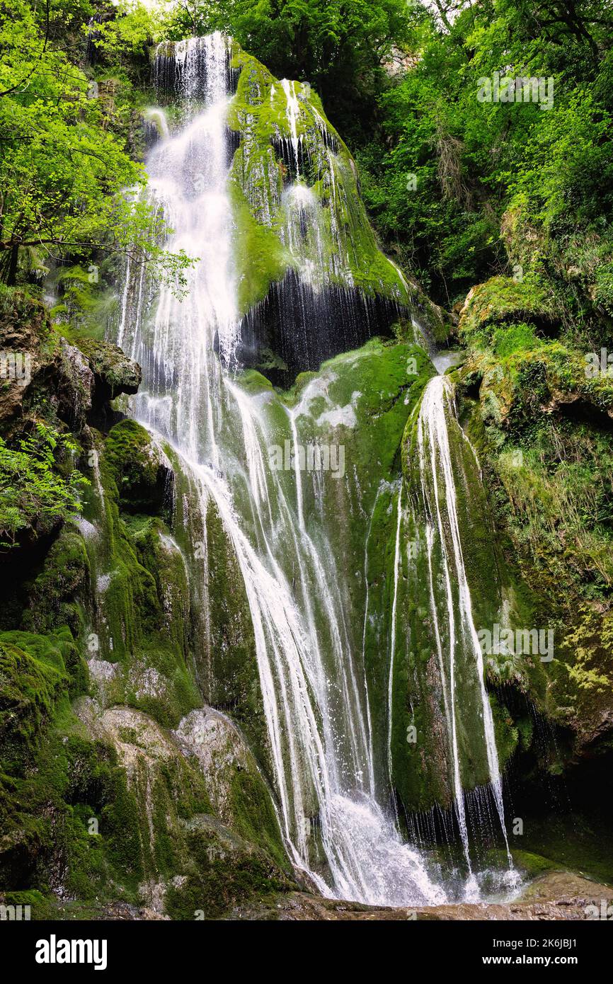 La cascade de l'Autoire dans le département du Lot, France Photo Stock ...