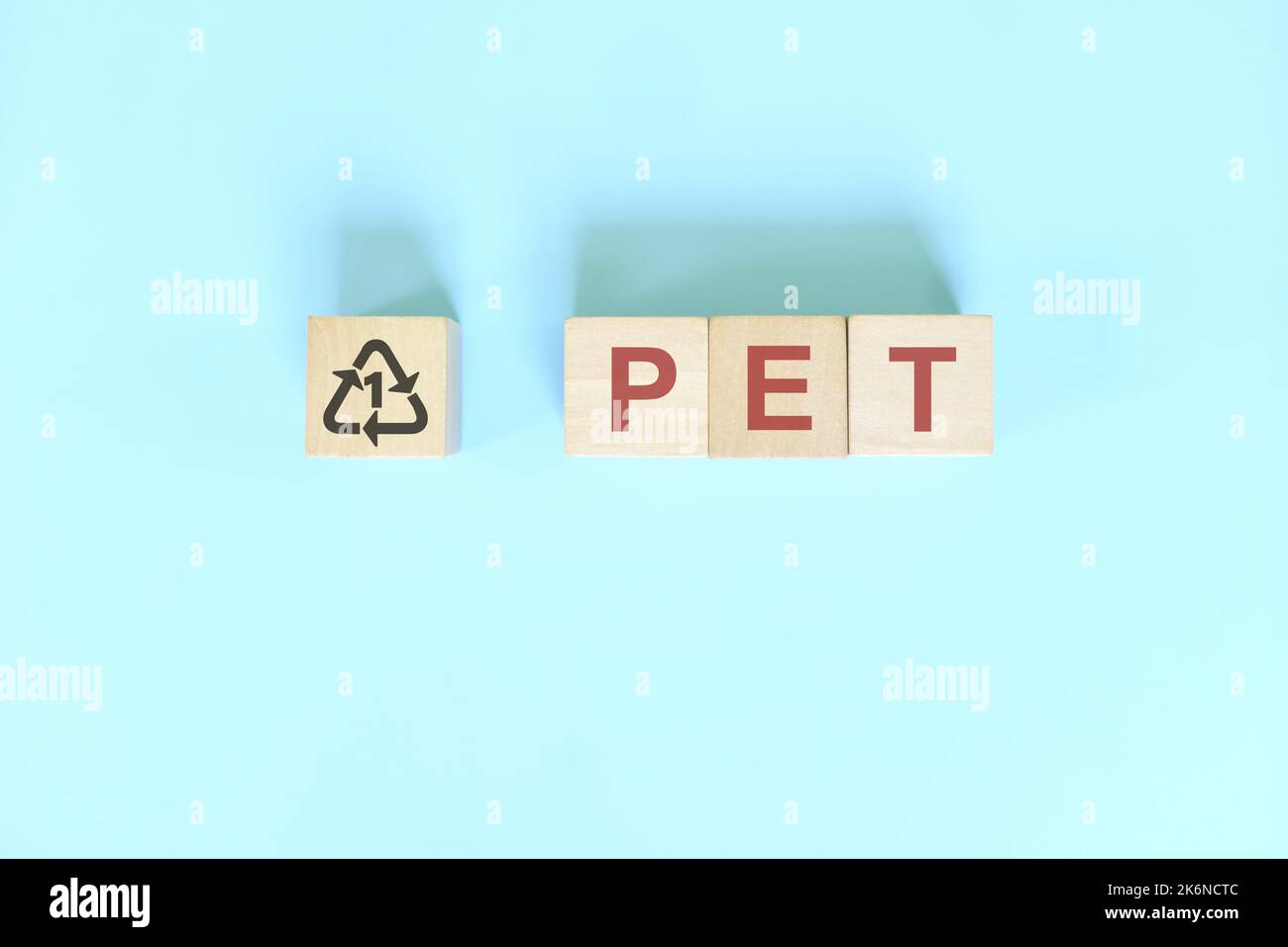 Icône de recyclage numéro 1 pour le symbole de PET ou de polyéthylène ...