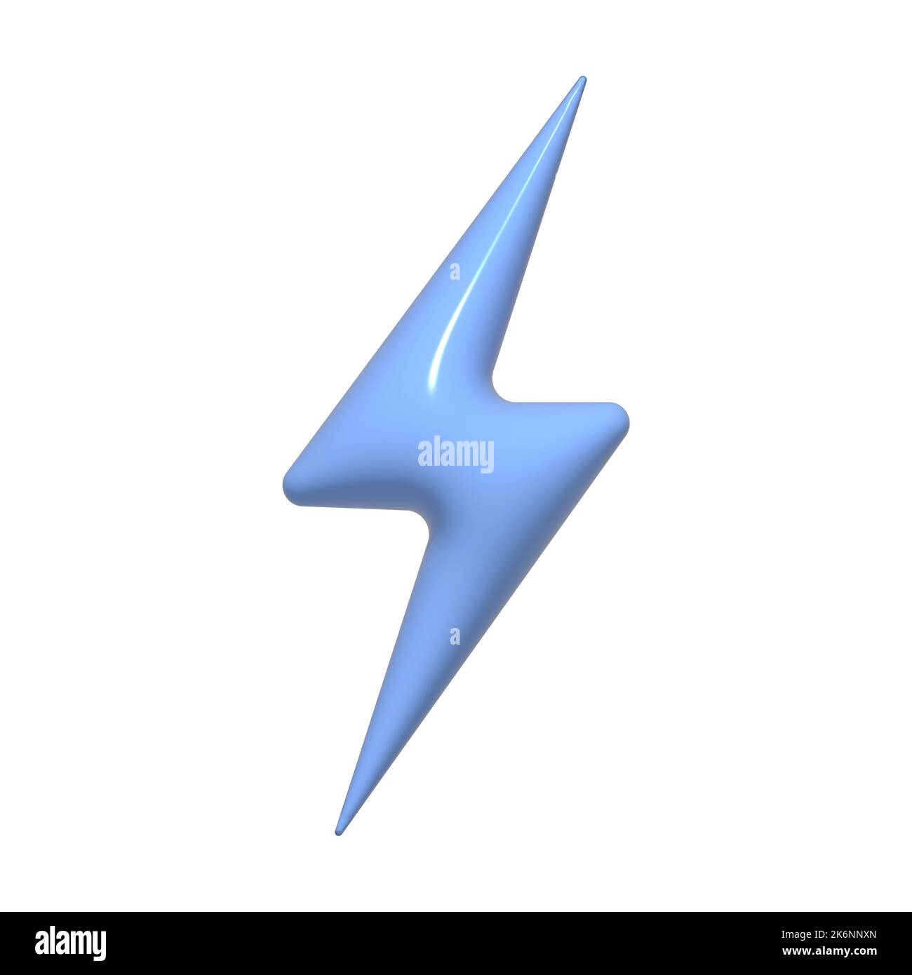 Eclair bleu symbole 3d Banque de photographies et d’images à haute ...