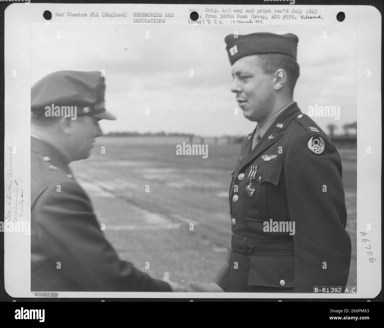 Distinguished flying cross award Banque de photographies et d’images à ...