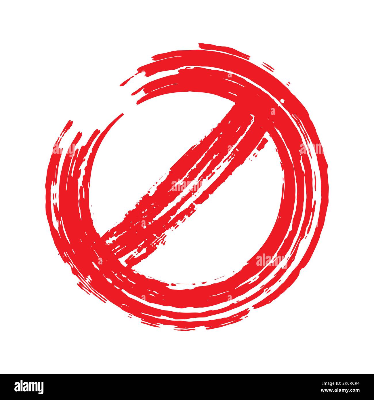 Panneau de direction peint Banque d'images vectorielles - Alamy