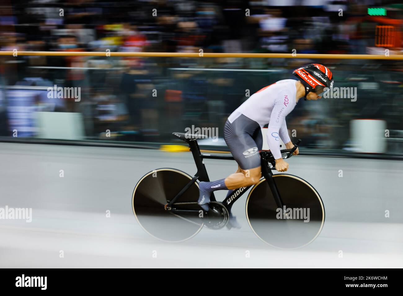 Yuta Obara du Japon, épreuve masculine 1Km temps lors des Championnats ...