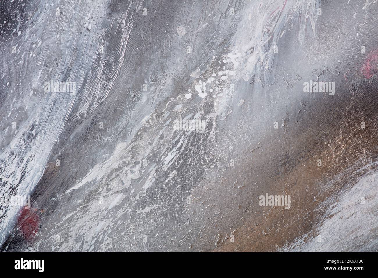 Art gris abstrait avec or - fond noir et blanc avec de belles taches et ...