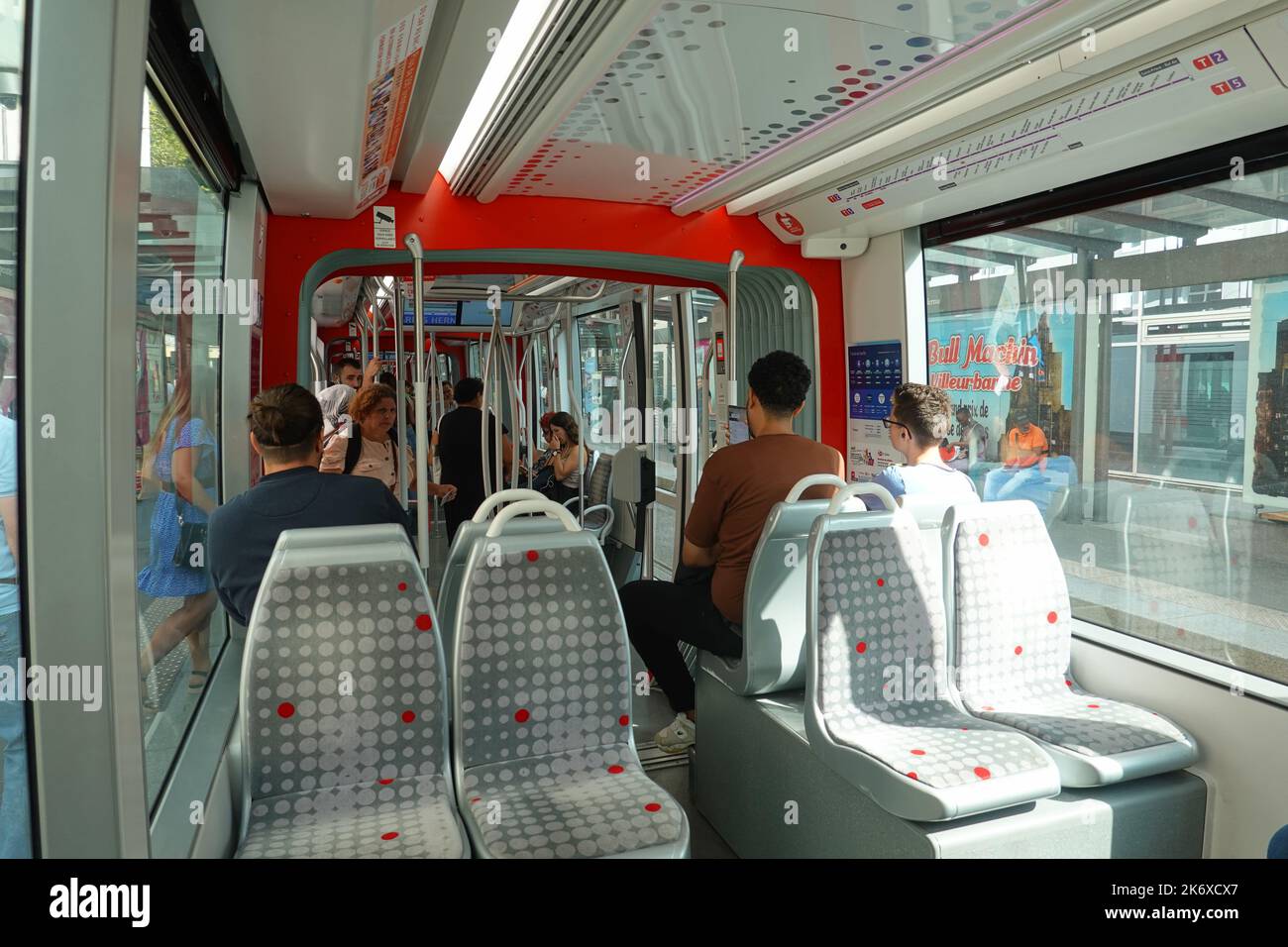 Tramway de lyon interieur Banque de photographies et d’images à haute ...