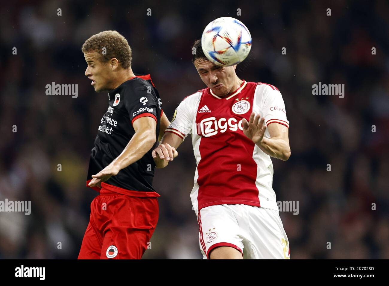 AMSTERDAM - (lr) Kenzo Goudmijn ou svb Excelsior, Steven Berghuis ou ...